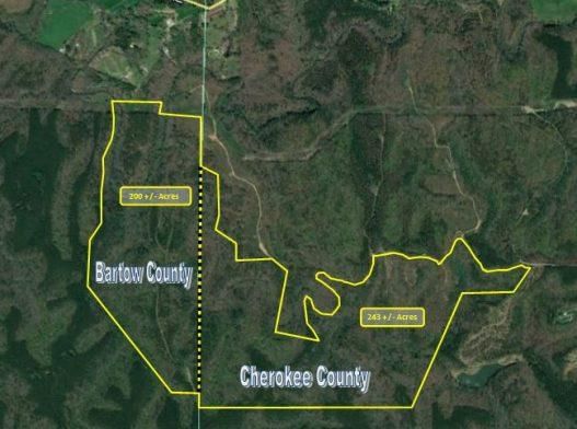 Waleska, Cherokee County, GA Recreational Property, Timberland Property ...