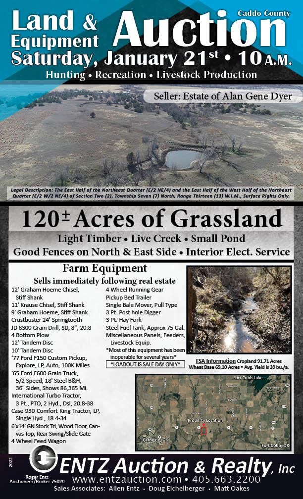 Carnegie, Caddo County, OK Farms and Ranches, Hunting Property for ...