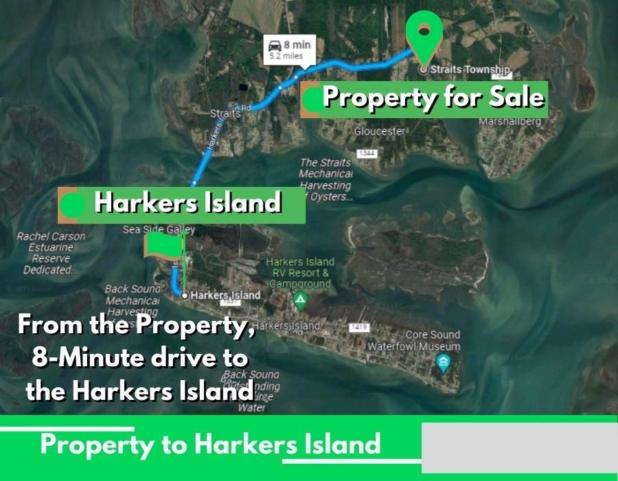 Gloucester, Carteret County, NC Recreational Property, Undeveloped Land ...