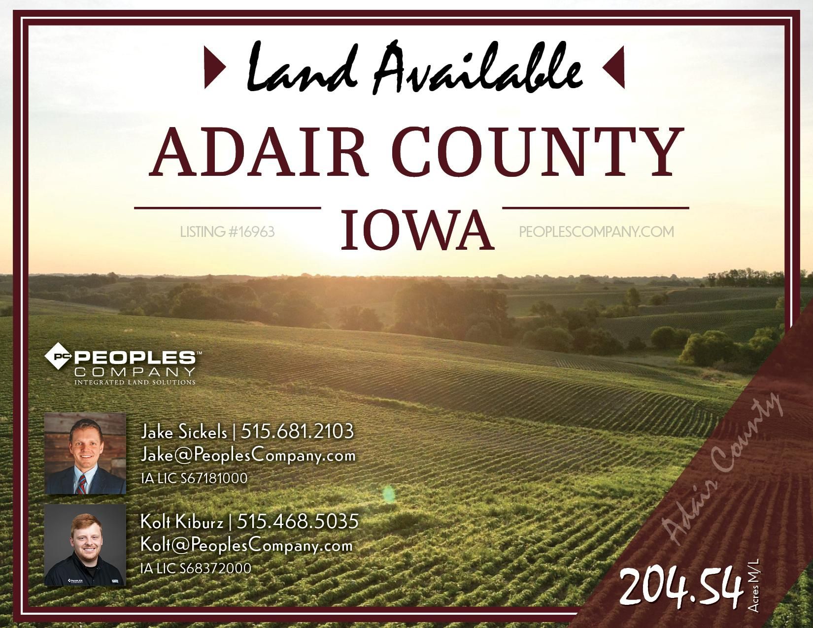 Greenfield, Adair County, IA Farms and Ranches for sale Property ID ...