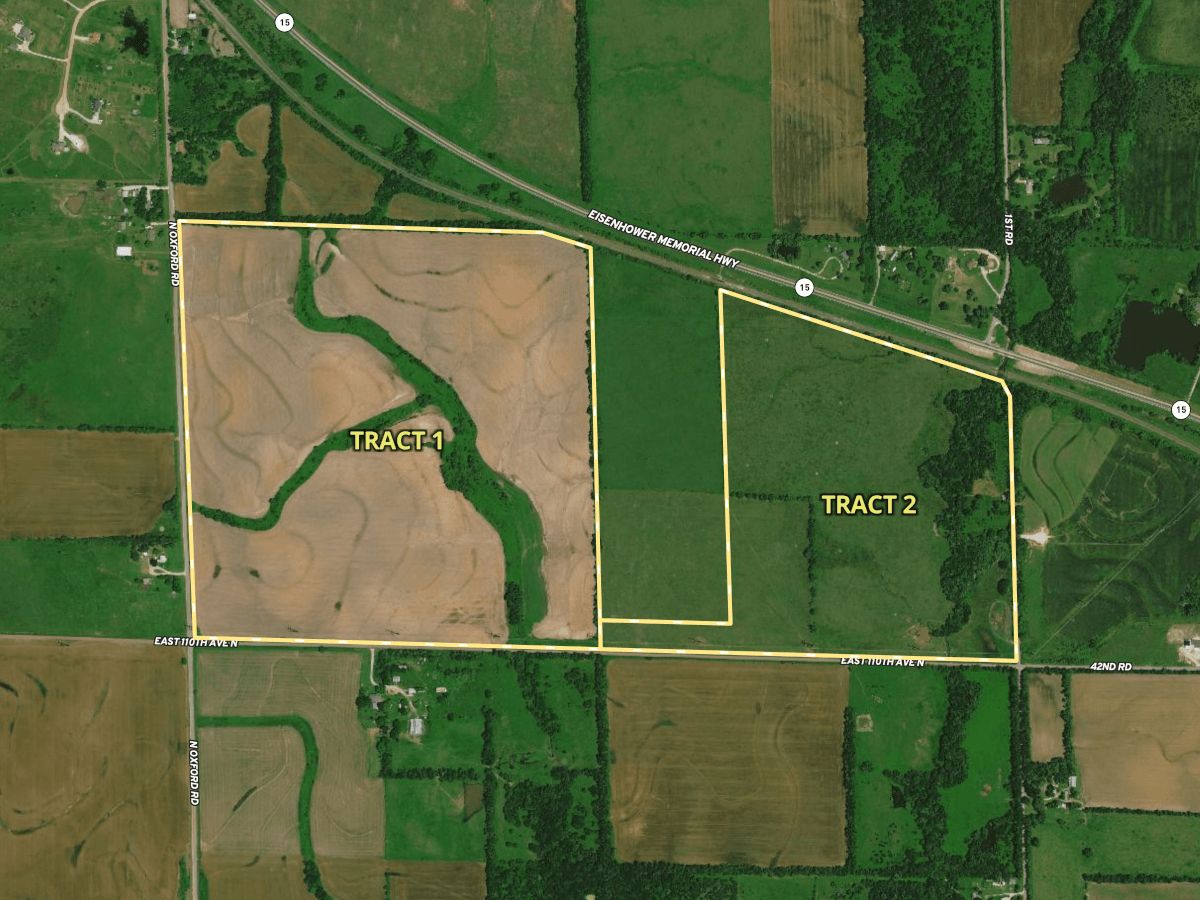 241.8 acres in Mulvane, KS, 67110 | MLS: 638353, 638354 | LandWatch