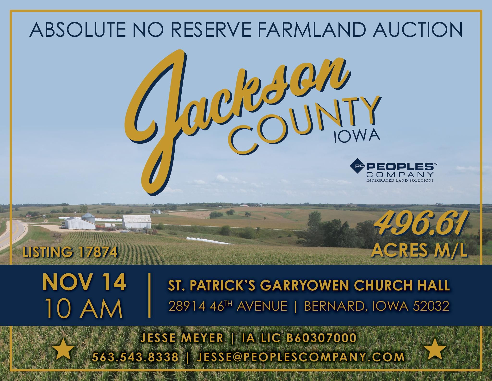 West Bellevue-Cascade Road, Bernard, IA 52032 | MLS: N/A | LandWatch