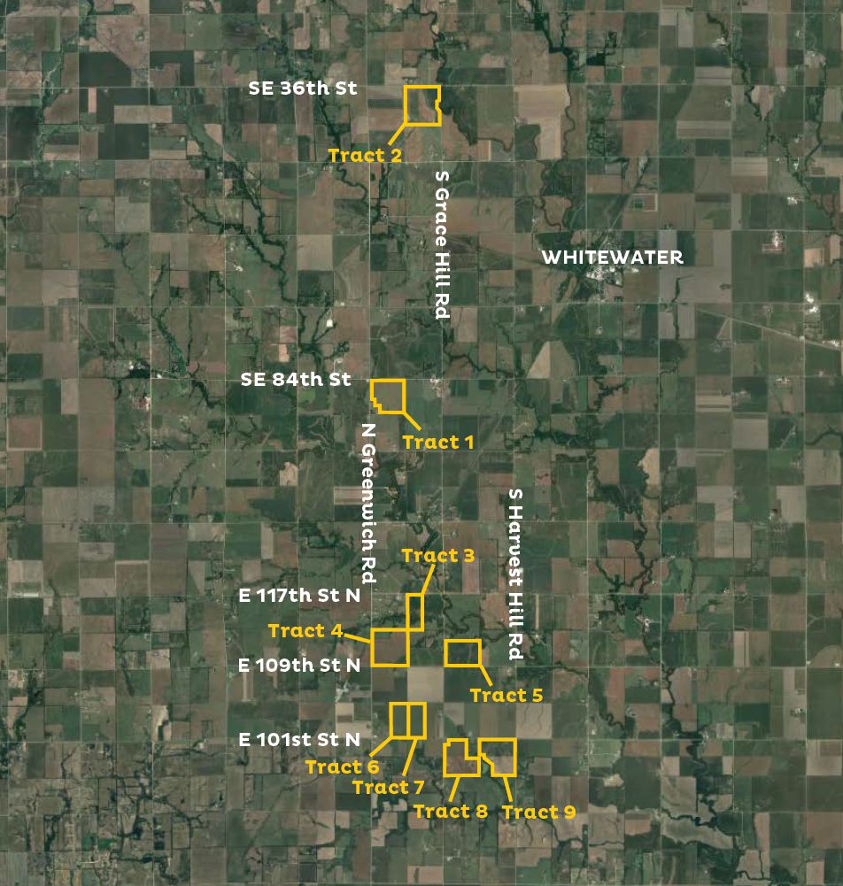 1,078.96 acres in Whitewater, KS, 67154 | MLS: 646261,646262 | LandWatch
