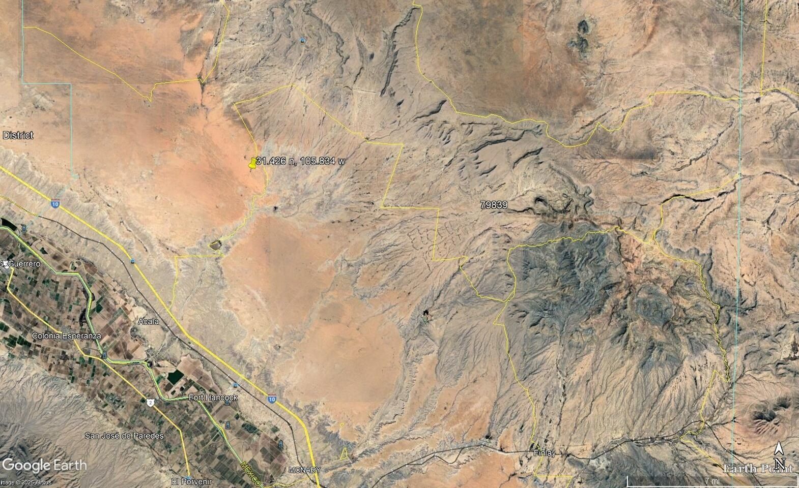 75 Tsp 5 Sec 46 T & P SUNSET RANCHES #109 LOT 18, Fort Hancock, TX ...