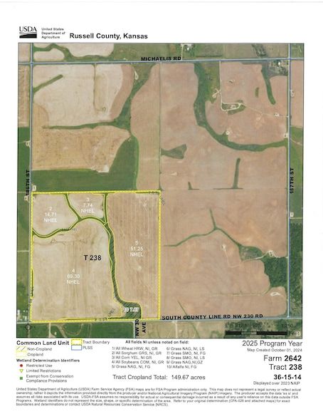 00000 S County Line Road, Russell, KS 67665 | MLS: 205324 | LandWatch