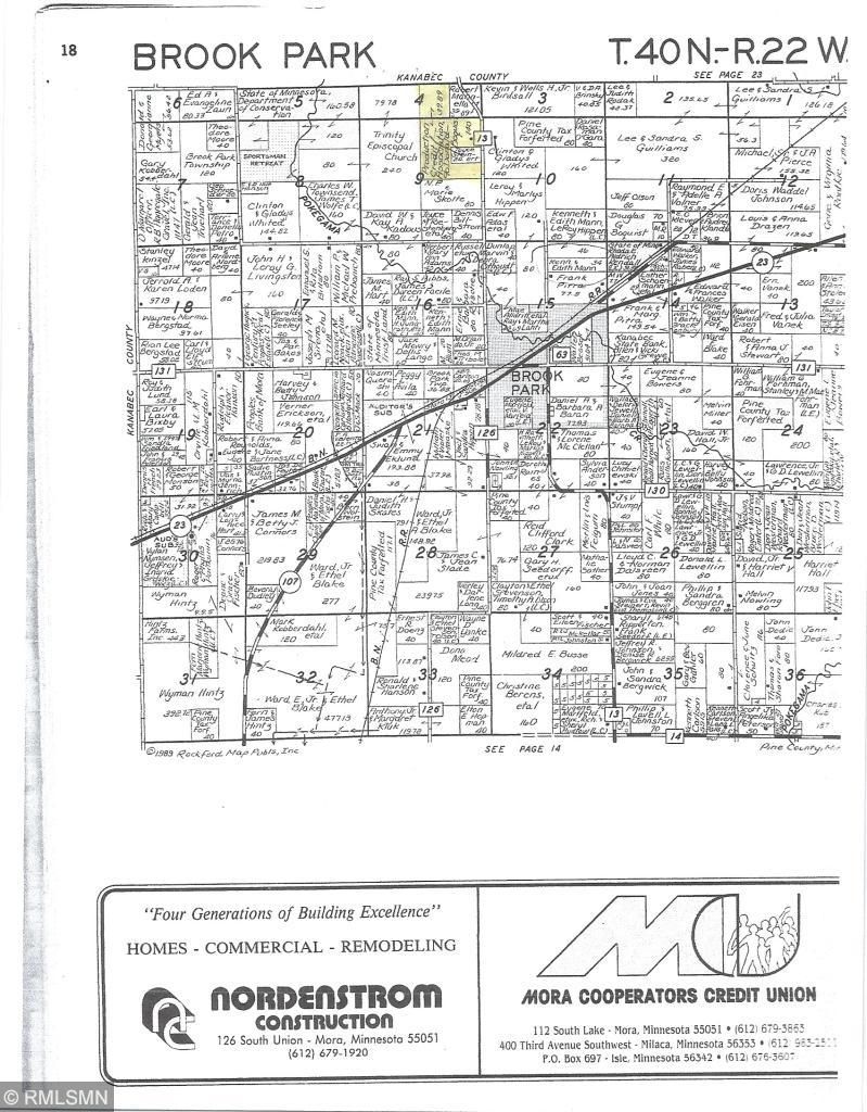 Brook Park, Pine County, MN Undeveloped Land for sale Property ID ...